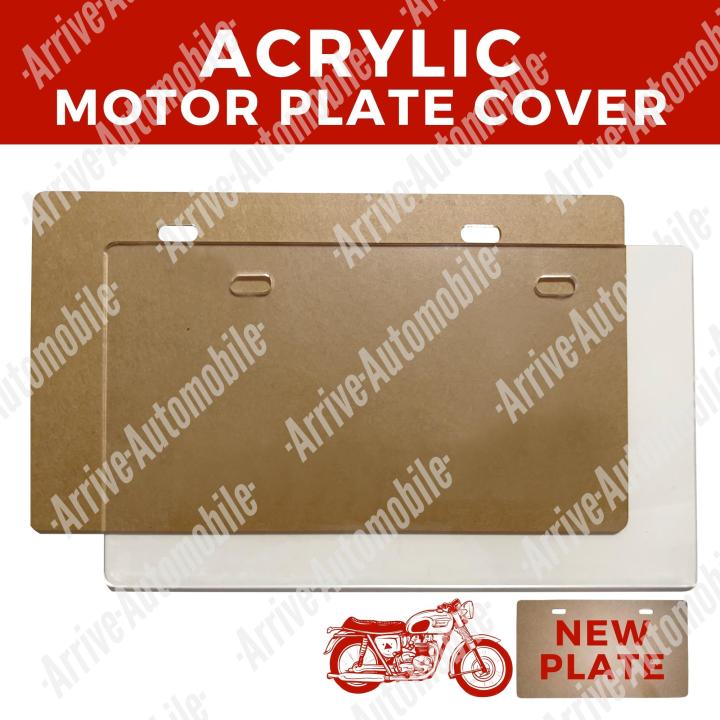 1pc ACRYLIC MOTOR PLATE (NEW RECTANGLE) TRANSPARENT COVER / clear ...