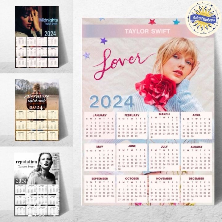 A4 Taylor Swift 2024 Calendar Wall Decor High quality Print Swiftie ...