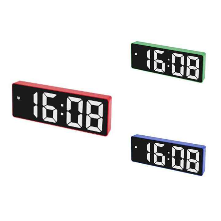 (UOEK) Digital Alarm Clock, LED Clock for Bedroom, Electronic Desktop ...