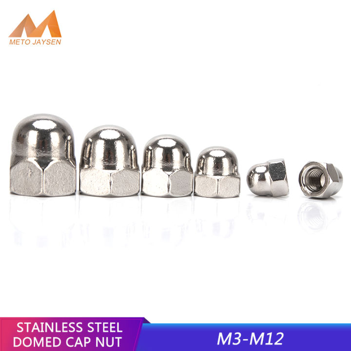 M3 M4 M5 M6 M8 M10 M12 Ball Head Nut Round Head Hex Nuts 304 Stainless ...