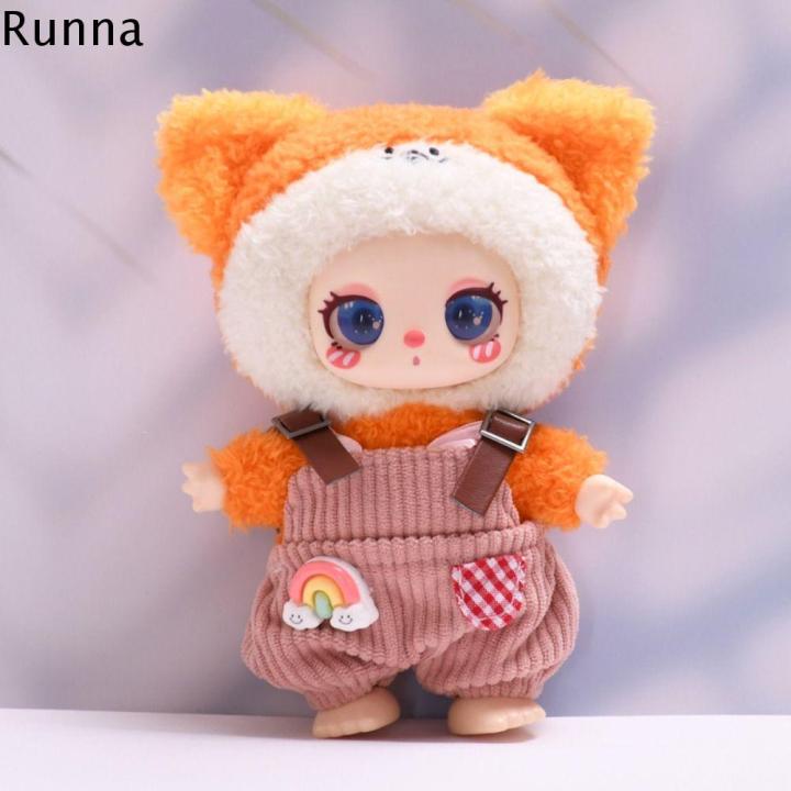 RUNNA Cartoon Liila's Lucky Cat Doll Cloth Overalls Rainbow Liila Doll ...