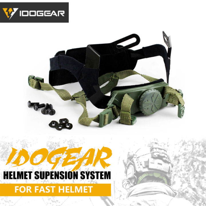IDOGEAR Tactical FAST Helmet Hanging System Suspension OPS-CORE ACH Occ ...