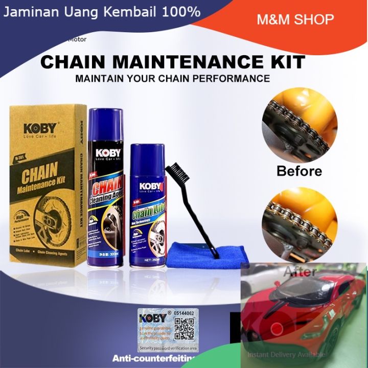 M&M SHOP-- Original KOBY Chain Maintenance Kit M 301 Chain Cleaner ...
