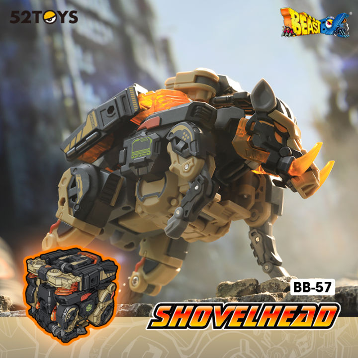 52TOYS BEASTBOX BB-57 SHOVELHEAD with Bonus Mecha Deformation Action ...
