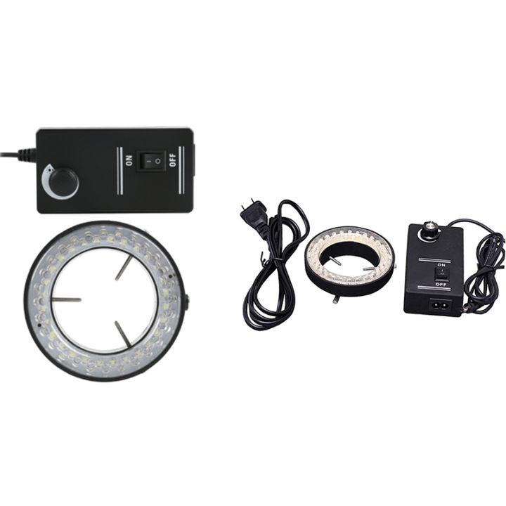 K7[jusumall]Adjustable 56 LED Ring Light Lamp 6500K 90V-240V for Stereo ...