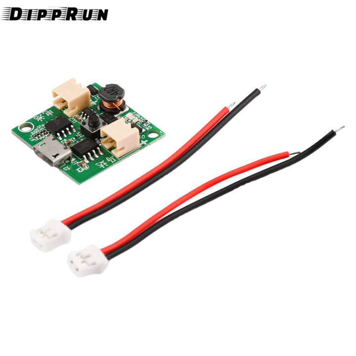 DIPPRUN USB Small Fan Circuit Board 3.7V Battery Charger Module DC UPS ...
