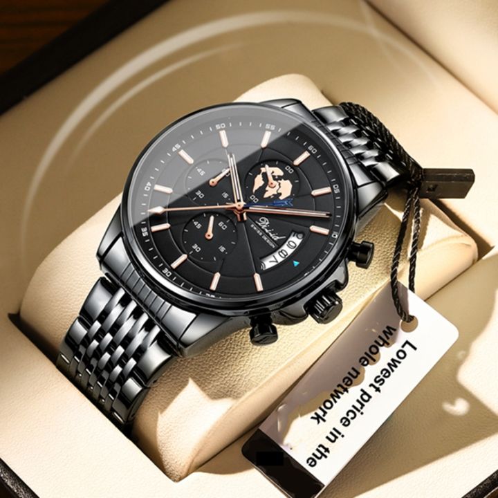 （Dark blue watch）2022MensblackTop LuxuryChronographWatchFor Men ...