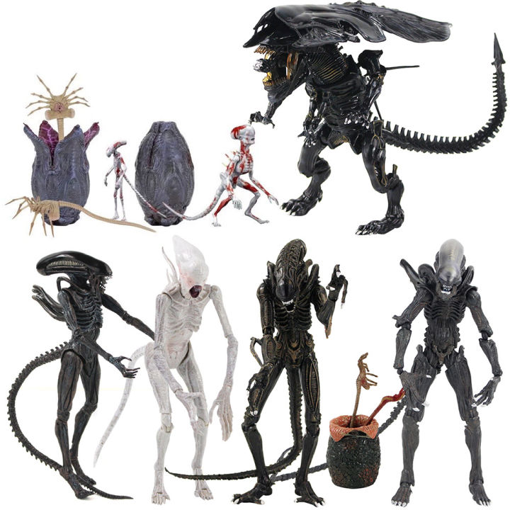 【Cw】NECA Aliens VS Predators Hybrid Figuration Xenomorph Warrior With ...
