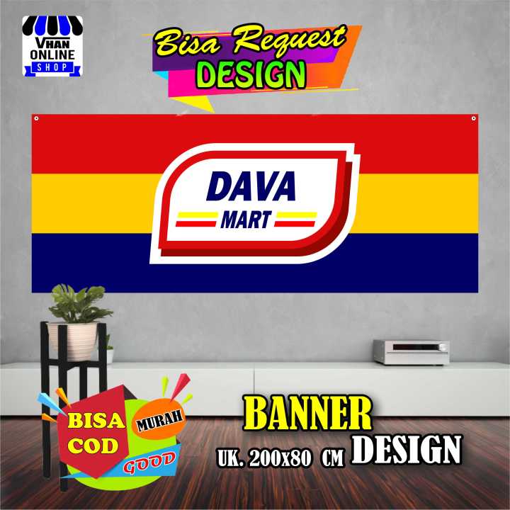 Spanduk Banner Warung, Toko Model Design Minimarket Keren Simple ...