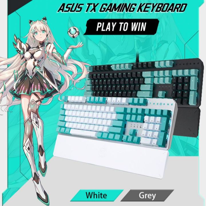 ASUS TX Gaming Keyboard RGB Aura Sync Backlit Mechanical Keyboard 104 ...