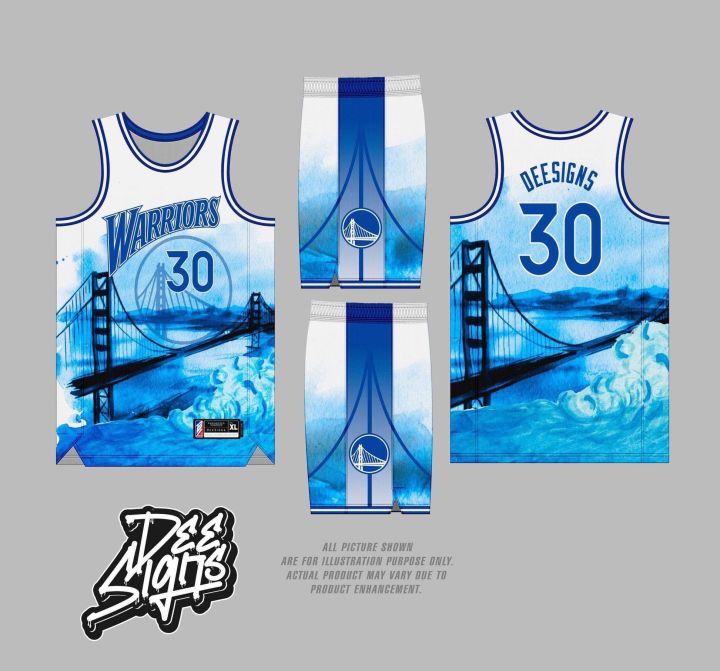 GSW 31 Full sublimation high quality fabrics basketball jersey | Lazada PH