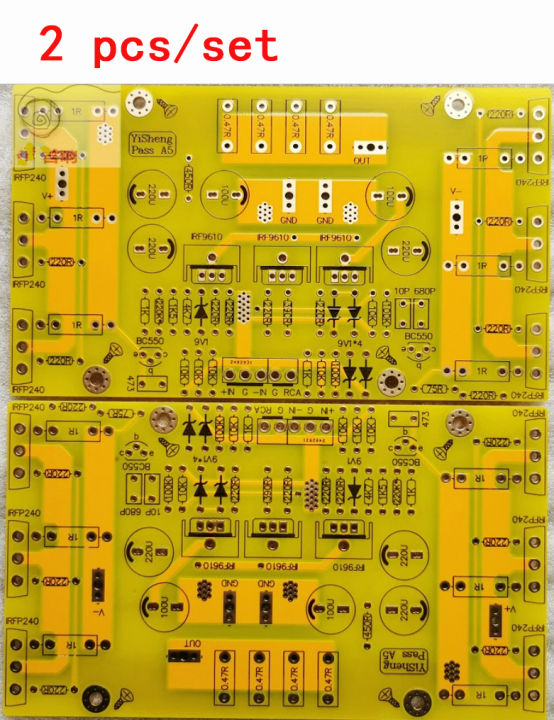 2ชิ้น/เซ็ต PASS A5เดี่ยว Class A เครื่องขยายเสียงใหม่รุ่น Balanced ...
