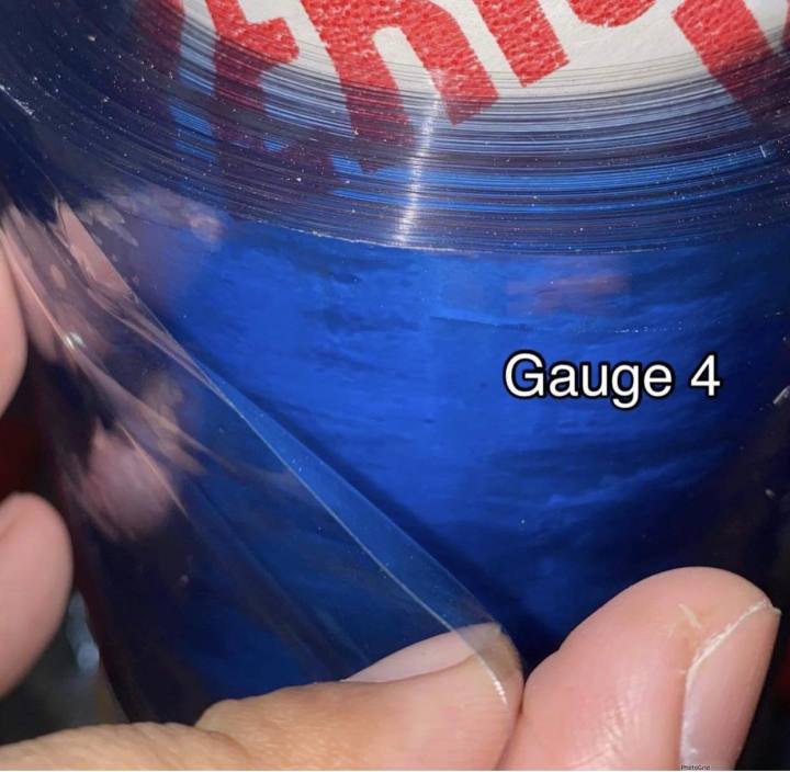 Gauge 4 Transparent Plastic Cover 48"x50m/roll Plastic Sheet | Lazada PH
