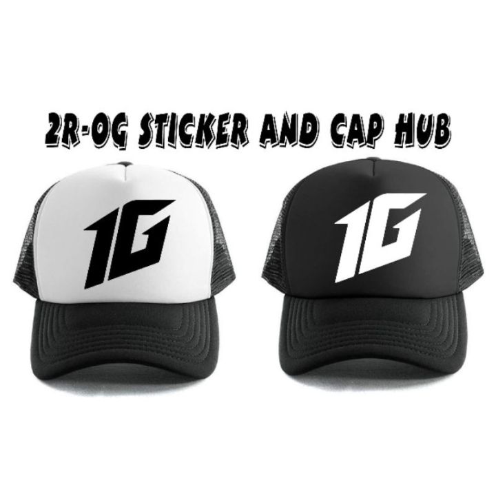 1G LOGO CAP DESIGN TRUCKER CAP Multicolor Polyflex/DTF Screen Printing ...