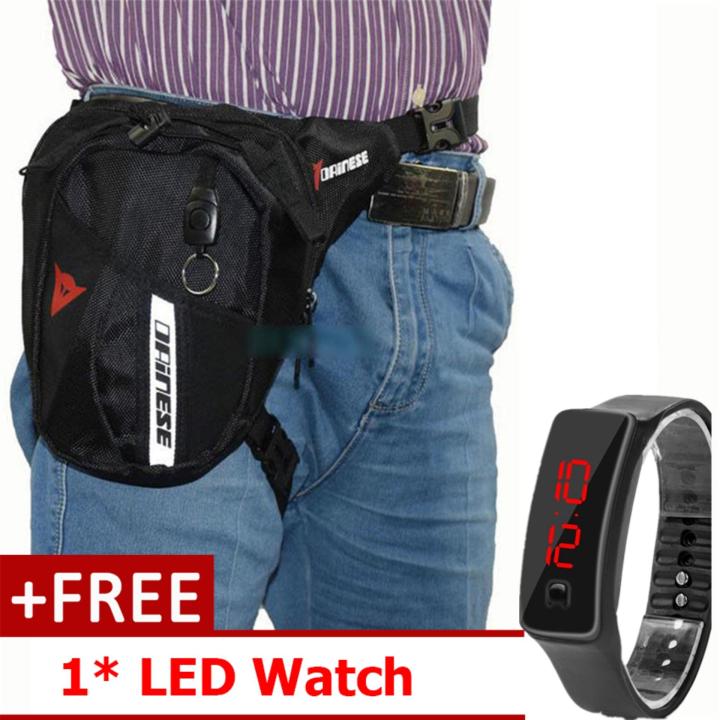 MA Men's Waterproof Oxford Drop Waist Leg Bag Thigh Hip Bum Belt ...