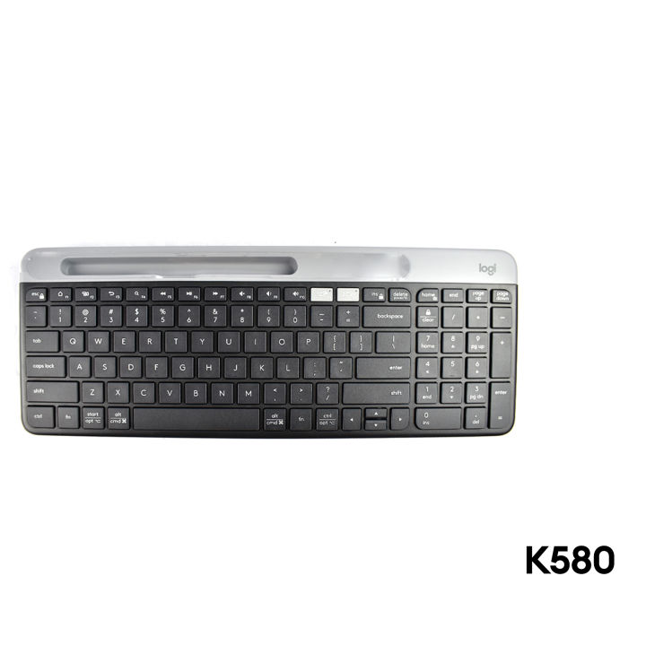 K580 Wireless Ultra-thin Keyboard Dual Mode 2.4G/Bluetooth Unifying ...