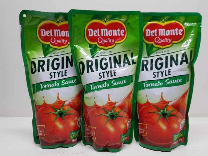 Del Monte Original Style Tomato Sauce (6 pouches x 250 grams) | Lazada PH