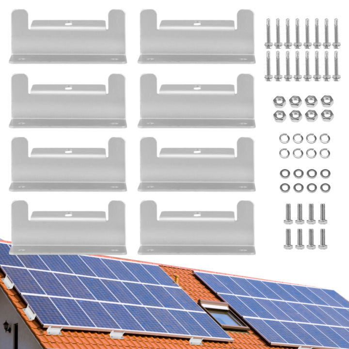 Z Angle Solar Module Mount Attachment 8pcs - Z Type Aluminum ...
