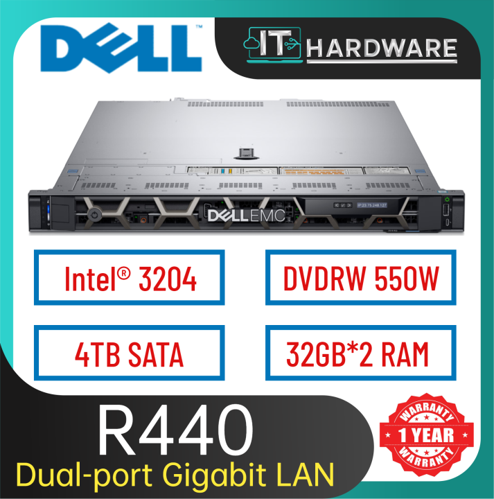 Dell PowerEdge R440 Rack Server | Intel® Xeon® Bronze 3204 Processor ...