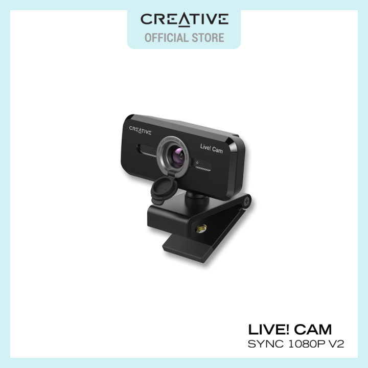 Creative Live! Cam Sync 1080p V2 Full HD Wide-Angle USB Webcam with ...