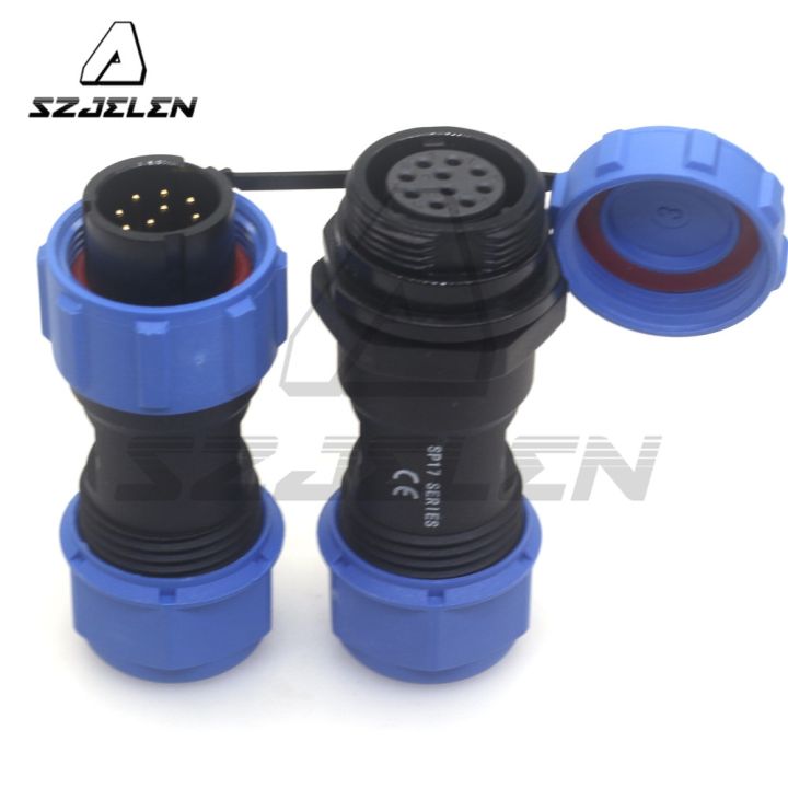 SP17 Connector 10 Pin Waterproof IP68 Docking Plug And Socket ...