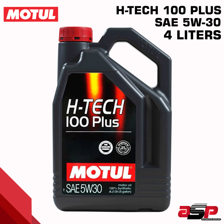 Motul H-Tech 100 Plus 5W-30 Fully Synthetic Gasoline Oil API SP 4 ...
