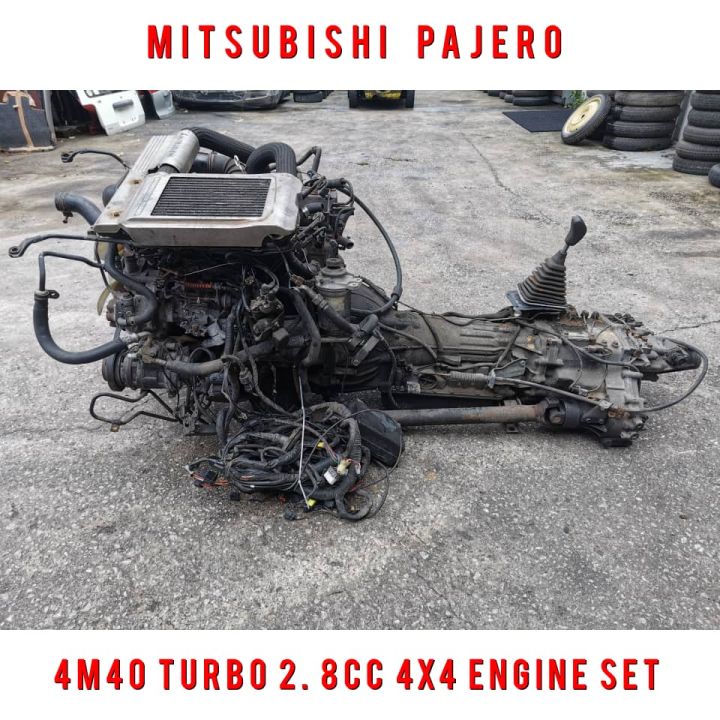 Mitsubishi Pajero 4M40 Turbo 2.8cc Engine Complete Set / Enjin Set | Lazada