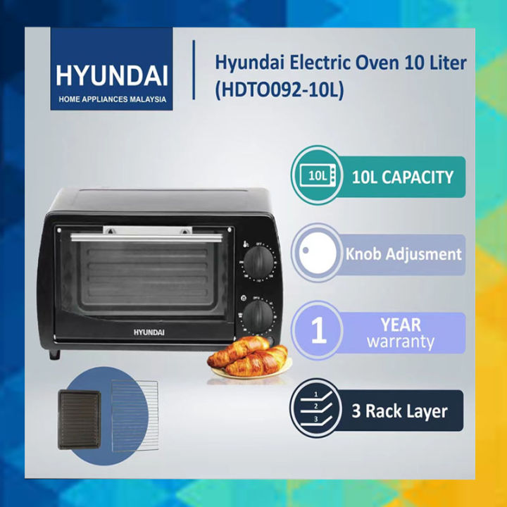 KOREA Hyundai 6IN1 Electric Microwave Oven BakingToaster 10L HDTO092 ...