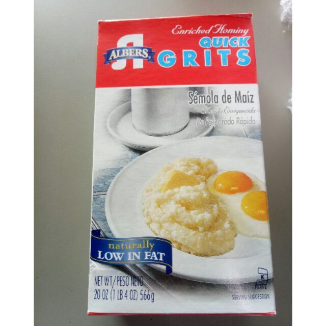 ฟินเวอร์🔹 Albers Quick Grits 566g.ข้าวโพดขาวบด100% มีจำนวนจำกัด ...