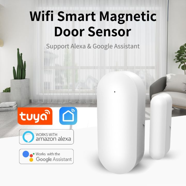 PGST TUYA Smart Door/Window Sensor WiFi Wireless Burglar Alarm Sensor ...