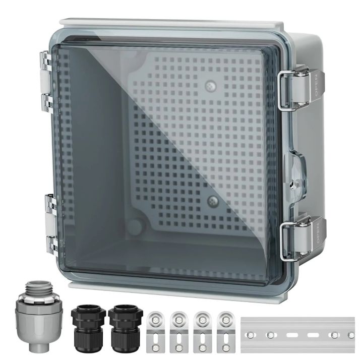 Daiertek 6X6x4 Outdoor Electrical Box Weatherproof Jtion Box Plastic ...