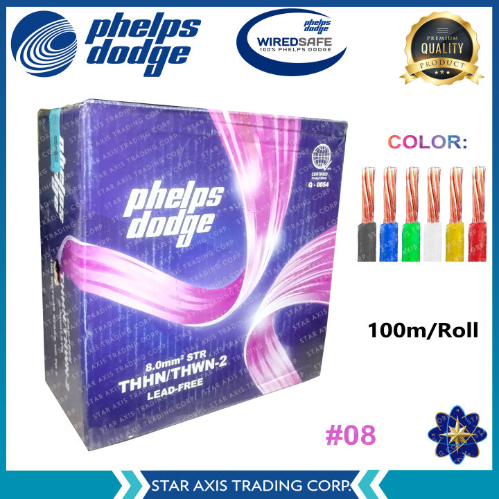 Phelps Dodge #8 8.0 mm² Stranded Wire THHN/THWN - 2 Lead-Free 8.0mm | Lazada PH