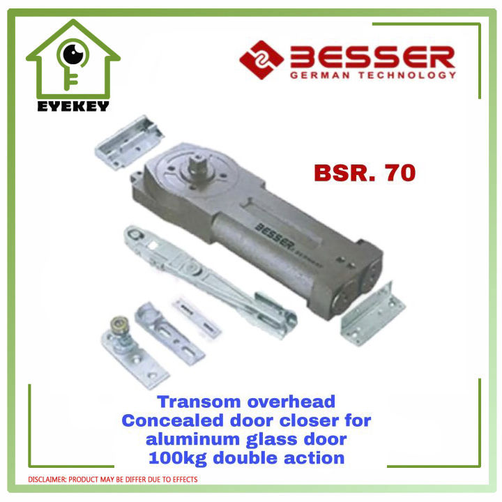 BESSER DOOR CLOSER TRANSCOM CLOSER EN3 DOUBLE ACTION CONCEALED BESSER ...
