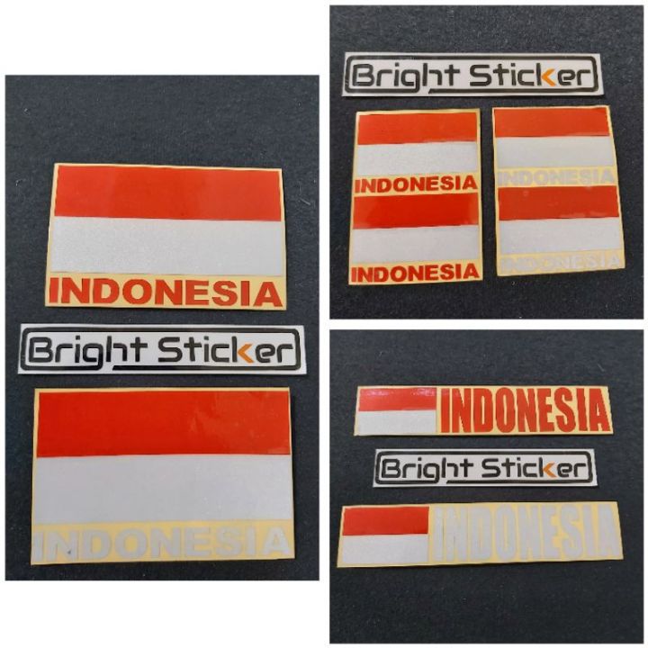 STICKER BENDERA INDONESIA CUTTING | Lazada Indonesia
