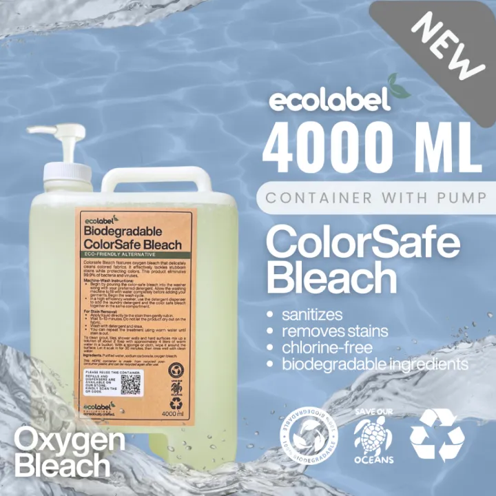 Eco-friendly Biodegradable ColorSafe Liquid Bleach for colored garments ...