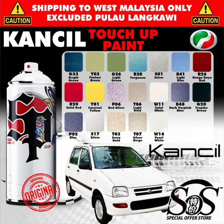 PERODUA KANCIL 🔥 Original Touch Up Paint Aerosol Spray Paint DIY Cat ...