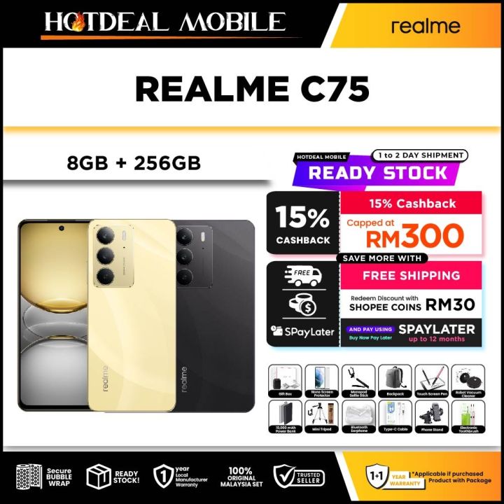 REALME C75 [24(8+16)GB RAM 256GB ROM] - Original REALME Malaysia ...