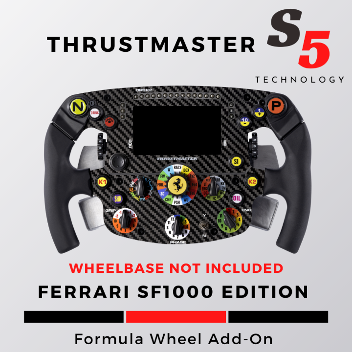 Thrustmaster SF1000 Ferrari Formula Wheel Add-On / Racing wheel ...