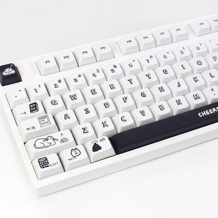 BOW Cartoon Keycaps PBT Dye-sub XDA Profile Keycap Custom Keycaps ...