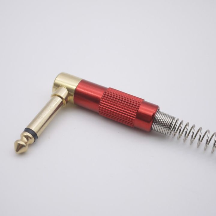 6.35mm 1/4" Plug Jack mono angle head Repair Audio Connector Solder ...