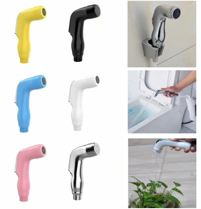 HW047- Colorful Bathroom Toilet Hand-held Shower Spray Bidet Shower ...