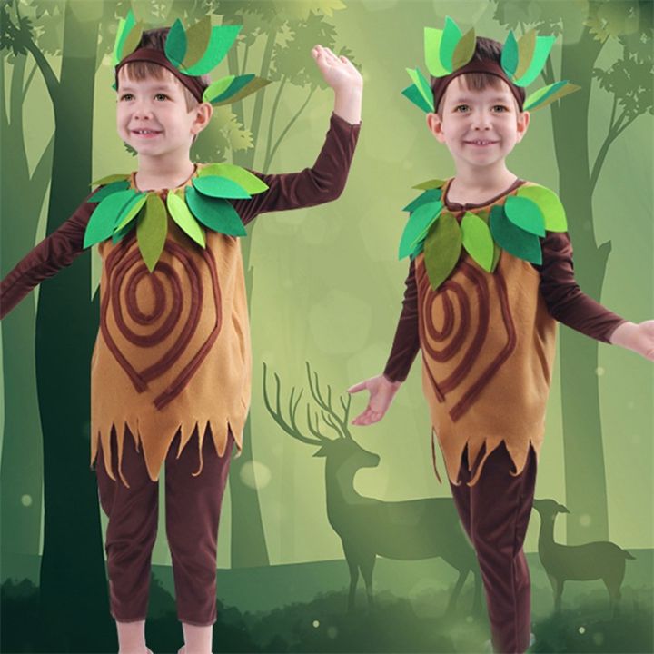lily'sshop Children's Day/Halloween Kids Tree Costume Annual Ring Vest ...