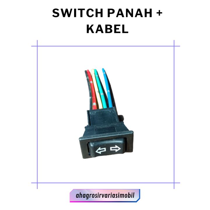 Switch Power Window Universal Panah + Kabel | Lazada Indonesia