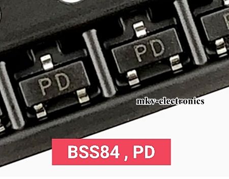 (5ตัว) BSS84 , PD , 0.13A 50V P-Channel Mosfet SMD SOT-23 | Lazada.co.th