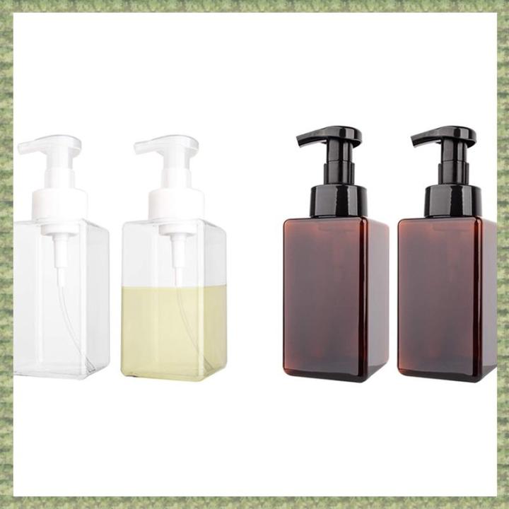 (WPSJ) 2 Pack Foaming Soap Dispenser 15Oz Refillable Foam Liquid Hand ... (WPSJ) 2 Pack Foaming Soap Dispenser 15Oz Refillable Foam Liquid Hand ...