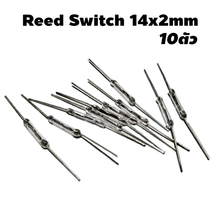 (5ชิ้น / 10ชิ้น) Reed Switch MKA14103 14มม x 2มม Normal Open Miniature ...