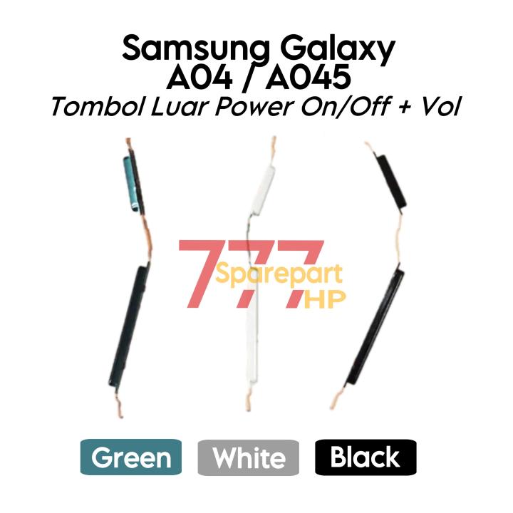 Tombol Luar 1 Set Power On Off Volume Samsung Galaxy A04 / A045 / SM-A045F / SM-A045F/DS / SM ...