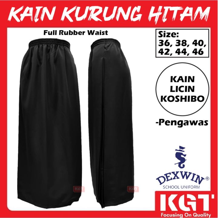 𝓓𝓮𝔁𝔀𝓲𝓷 Kain Kurung Hitam Kain Kurung Pengakap Kain Licin Koshibo Kain ...