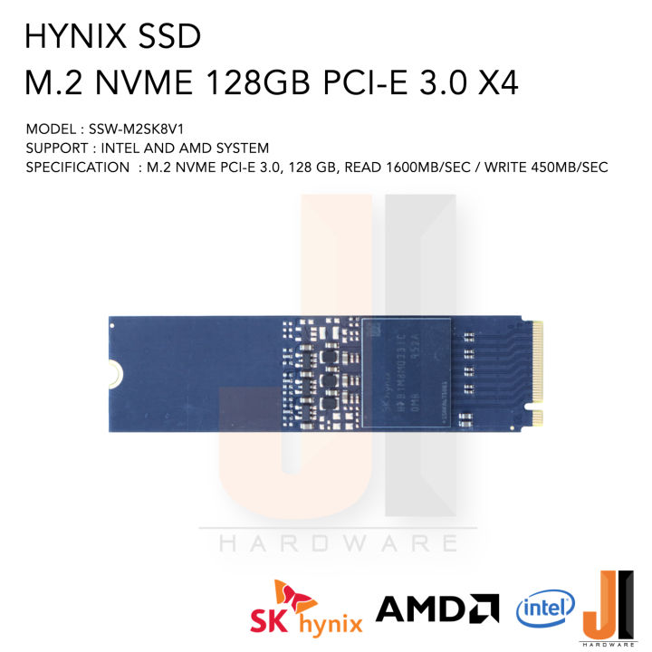 HYNIX SSD M.2 NVME 128GB PCI-E 3.0 X4 (ของใหม่ยังไม่ผ่านการใช้งานมีการ ...