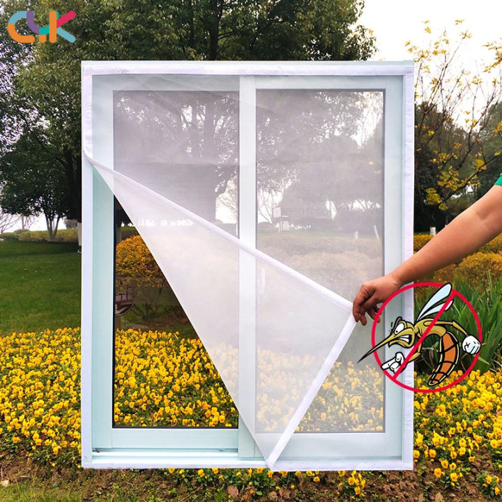 Velcro Mosquito window Net Self-adhesive Anti-mosquito Cockroach Net ...